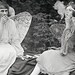 Vintage Photo Print Smoking Angels Women Weird Photograph Gift ...
