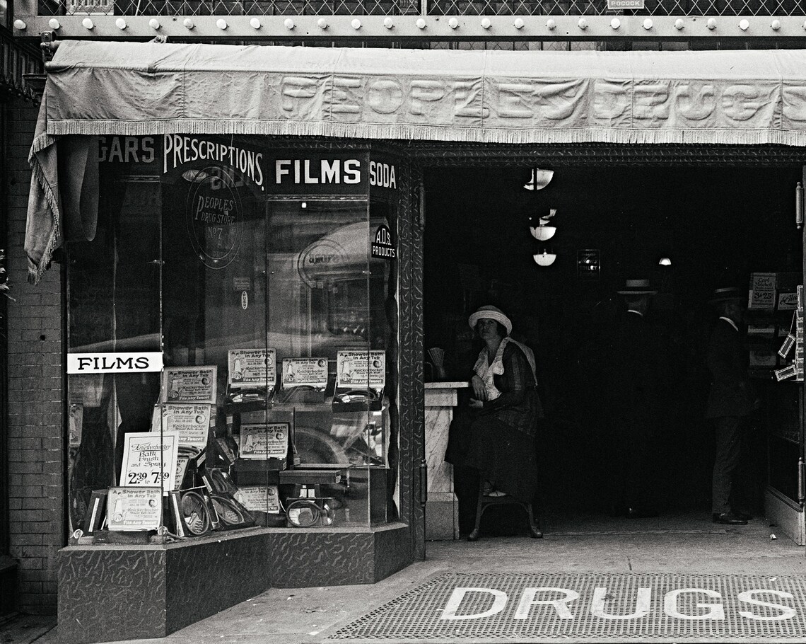 Vintage Drug Store Photography Print Poster Pharmacy Tech Gift - Etsy