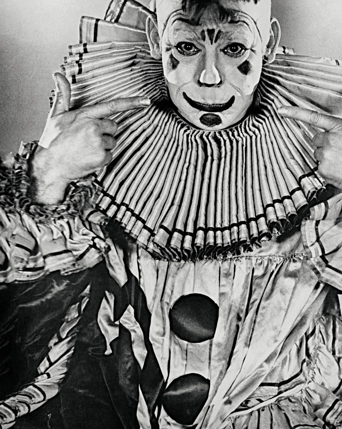Creepy Clown Scary Weird Vintage Photo Print Halloween Strange Circus ...