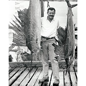 Ernest Hemingway Photo Print Poster Vintage Photography Writer Gift ...