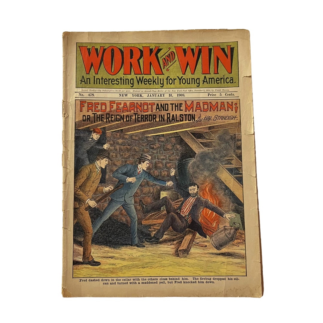 Work and Win an Interesting Weekly for Young America Vintage Periodical ...