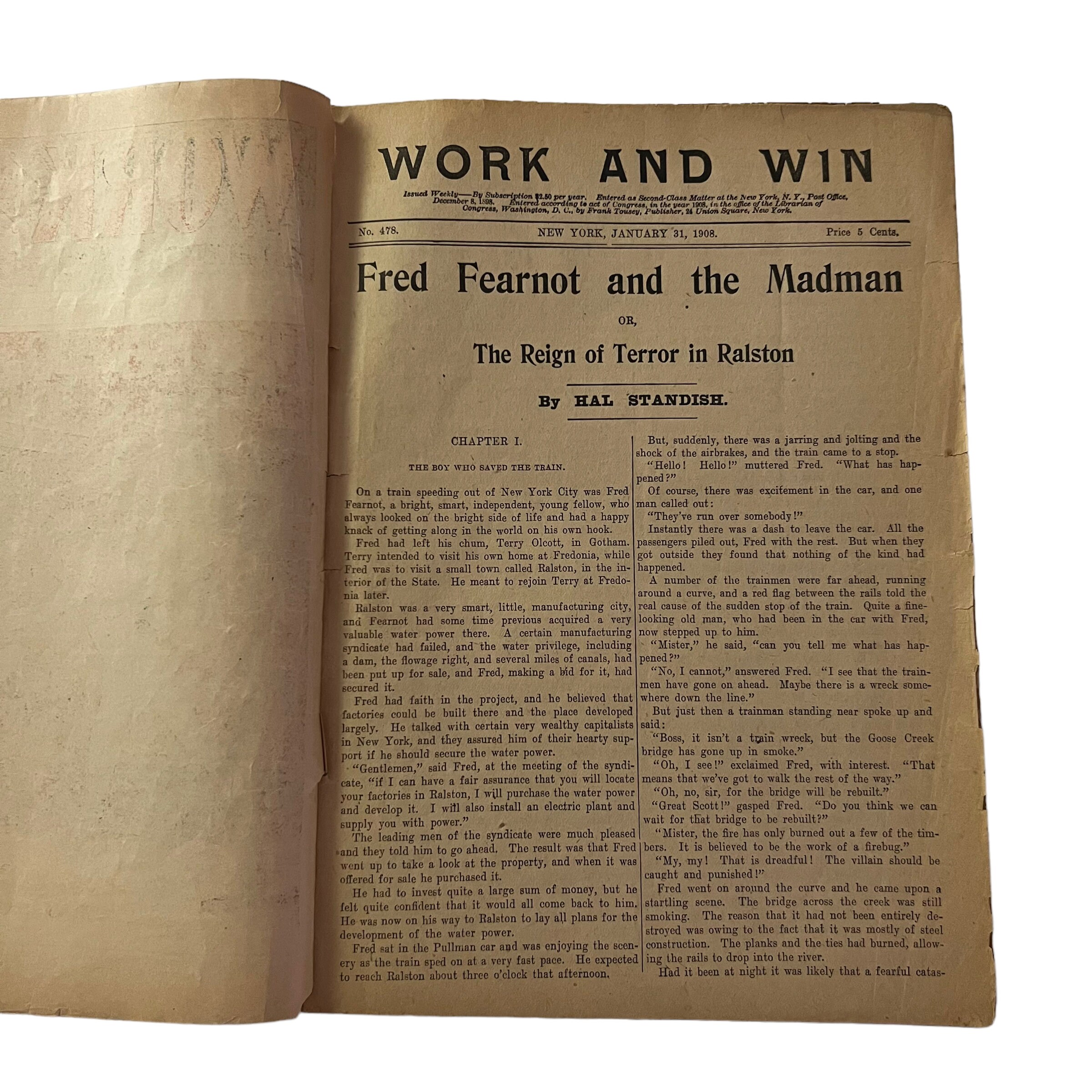 Work and Win an Interesting Weekly for Young America Vintage Periodical ...