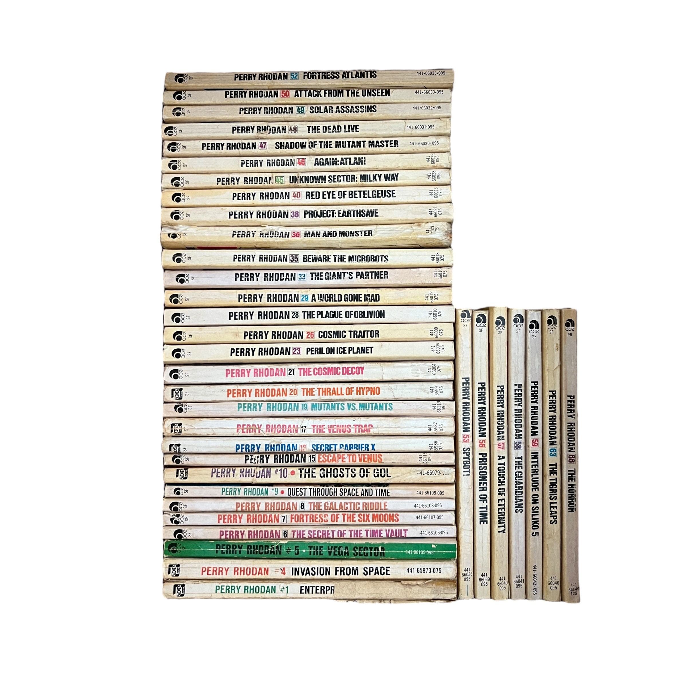 Perry Rhodan Series 1970s Sci-fi Novels Lot of 67 Vintage Paperback ...