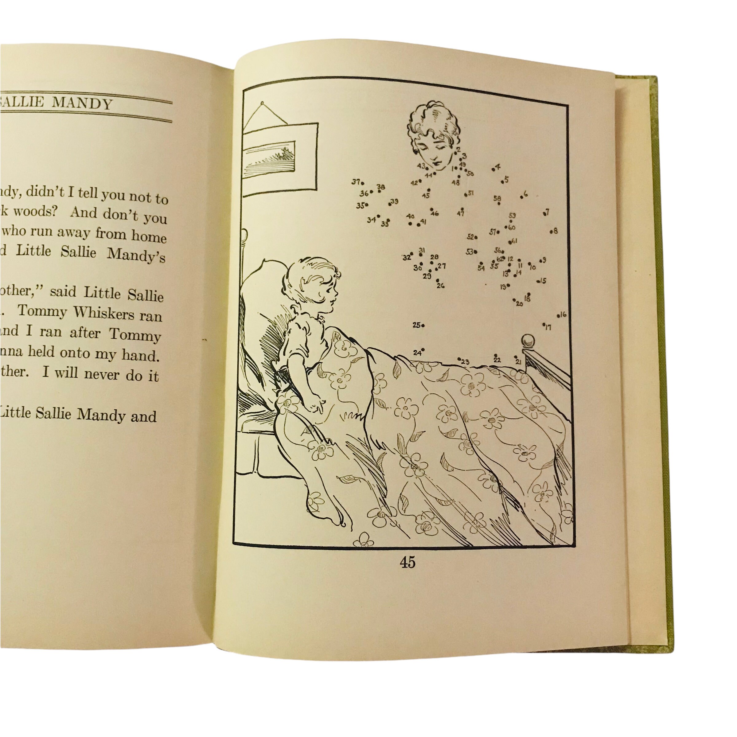 The Little Sallie Mandy Magic Drawing Book 1928 Illustrated - Etsy