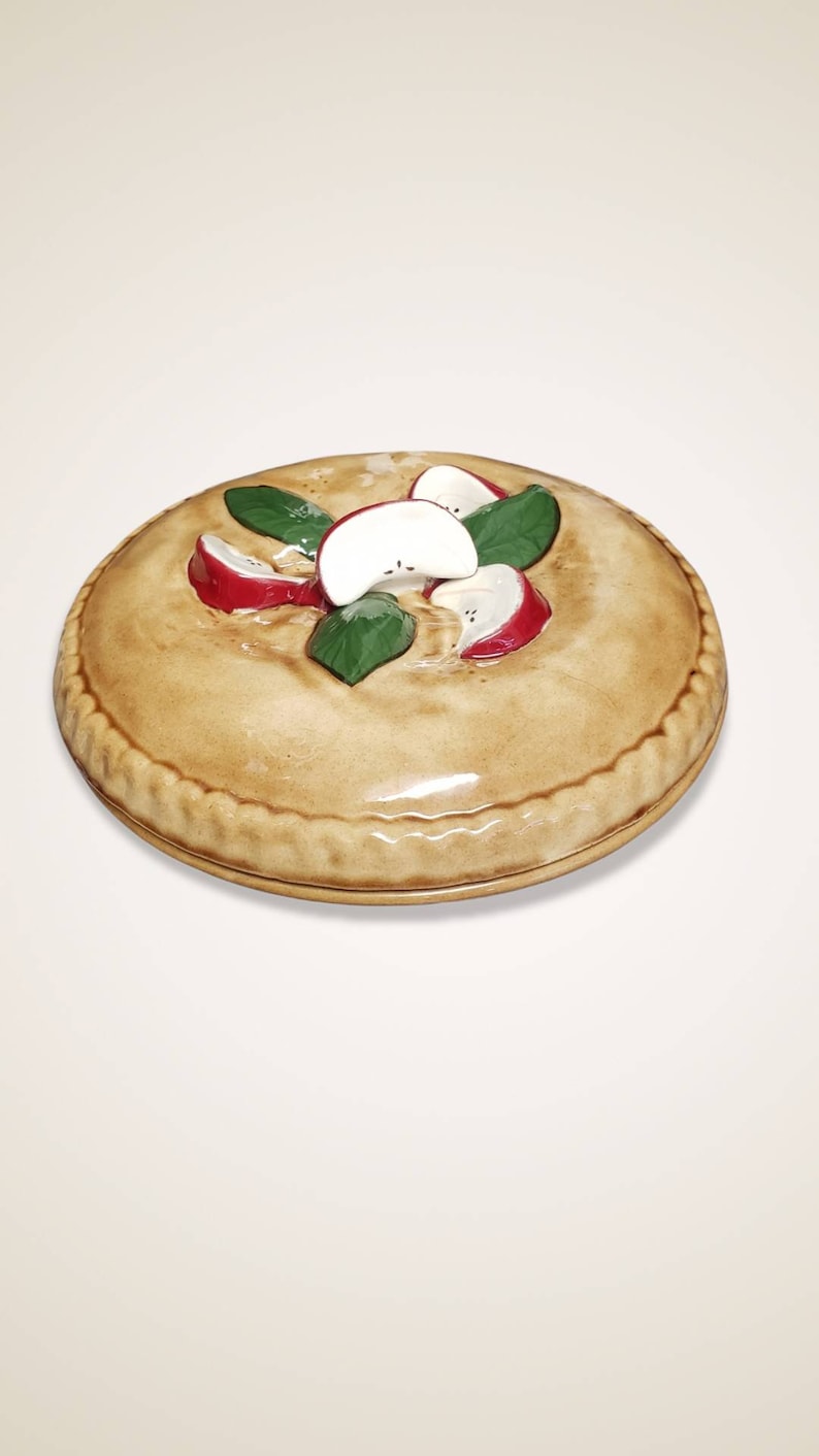 Vintage Ceramic Pie Keeper - Etsy