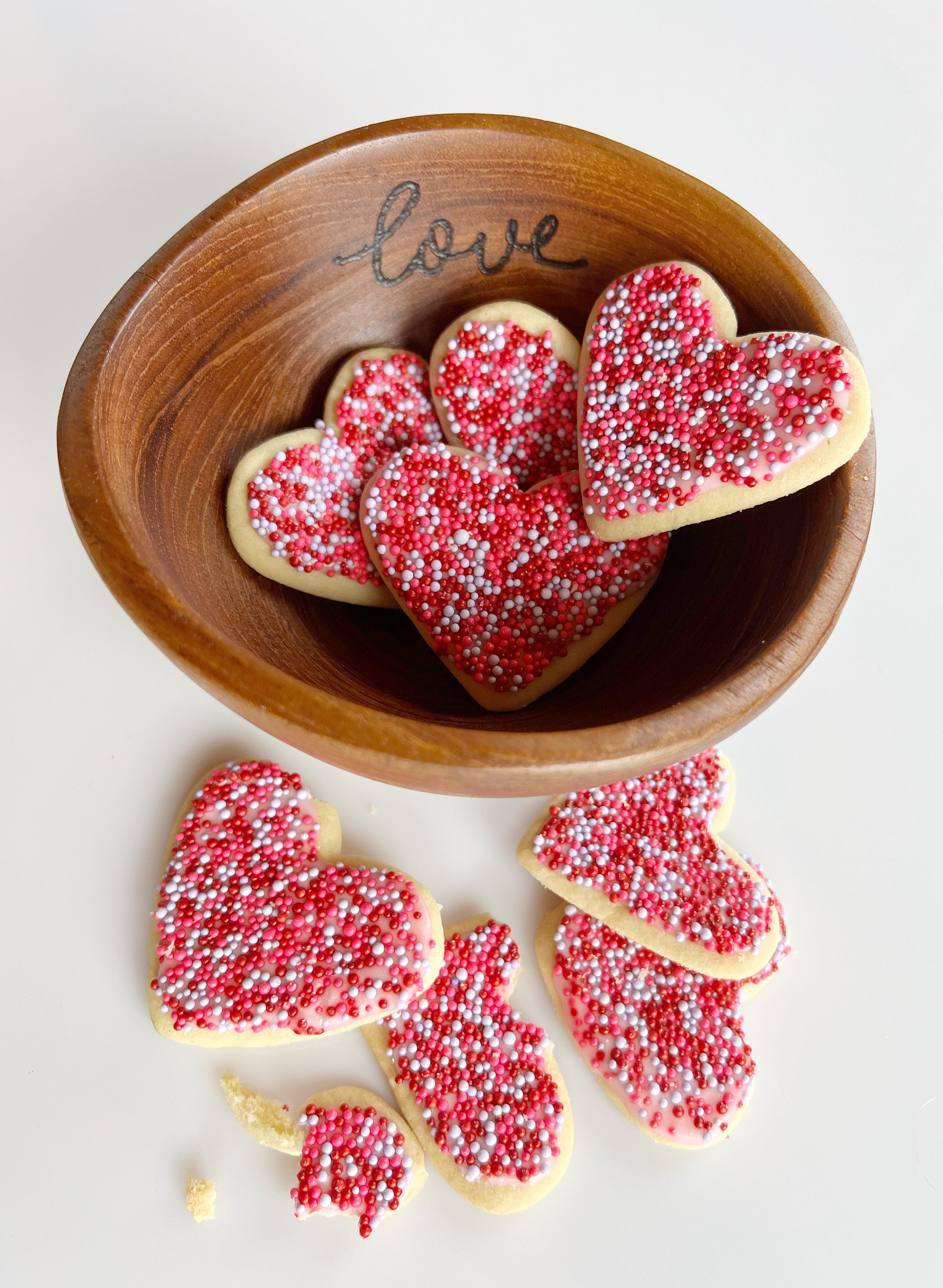 Hand-burned love Bowl - Etsy