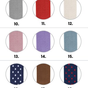 Suspenders Swatches, Elastic Swatches From Our Suspenders - Etsy