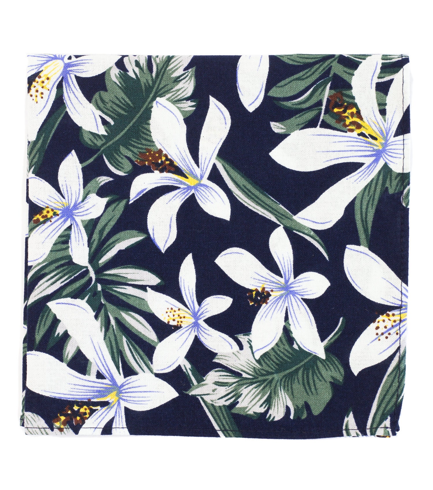 Tropical Floral Pocket Square Hawaii Wedding Handkerchief - Etsy