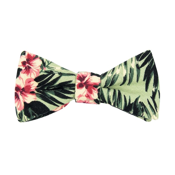 Palm Tree Bow Tie - Etsy