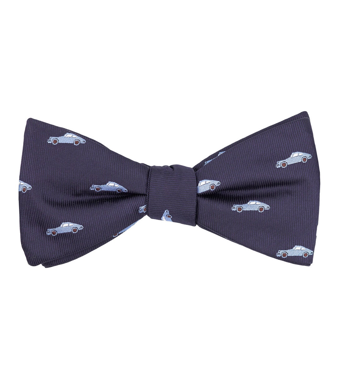 Navy Blue Cars Pre-tied Bow Tie Racer Car Bow Tie Racing - Etsy