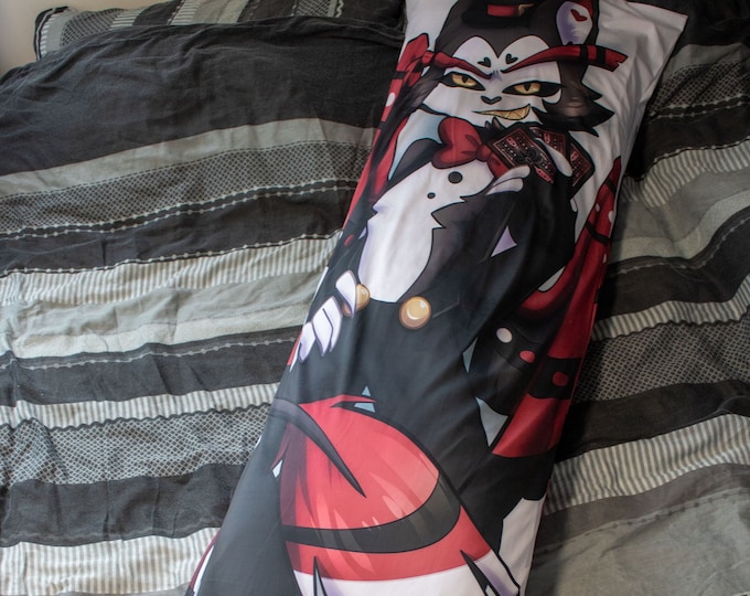 Hazbin Hotel Husk Dakimakura Pillowcase | 50x150cm Two Way Tricot Daki ...