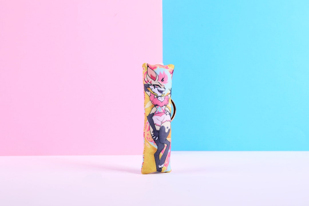 Helluva Boss Queen Bee Mini Dakimakura Keychain 11x3cm Two Way Tricot ...