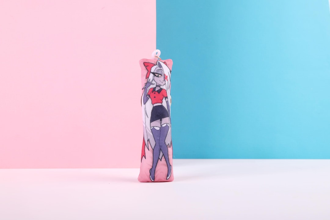Hazbin Hotel Vaggie Mini Dakimakura Keychain | 11x3cm Two Way Tricot ...