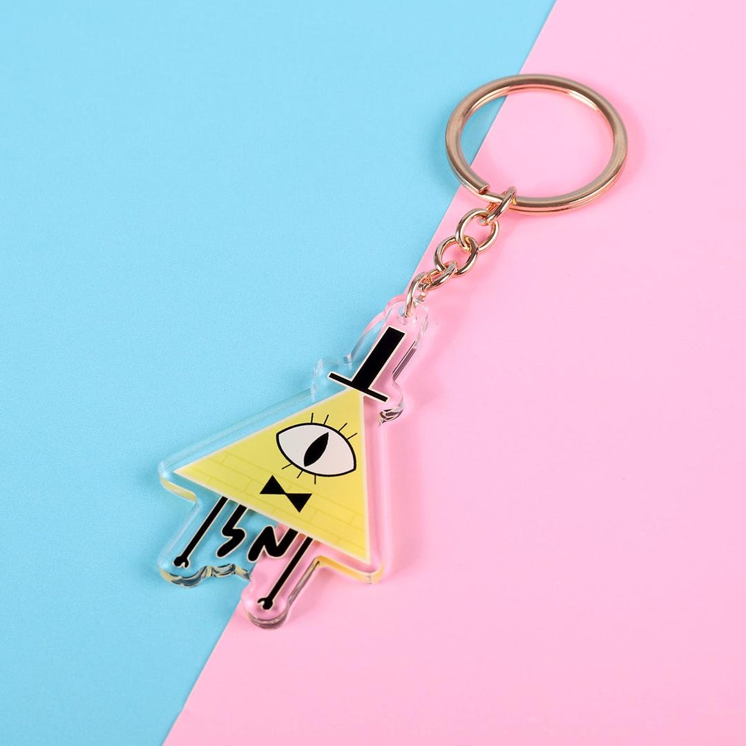 Gravity Falls Bill Cypher Double Sided Keychain | 2.5 Inch Keychain - Etsy