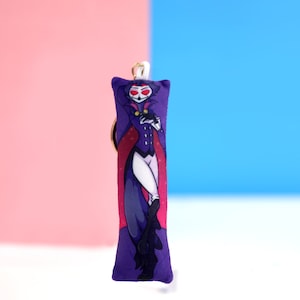 Helluva Boss Stolas Mini Dakimakura Keychain | 11x3cm Two Way Tricot ...