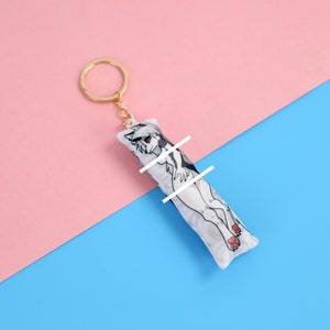 Helluva Boss Mature Loona Mini Dakimakura Keychain | 11x3cm Two Way ...