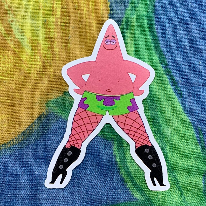 Sexy Patrick 3 Die Cut Vinyl Sticker Etsy