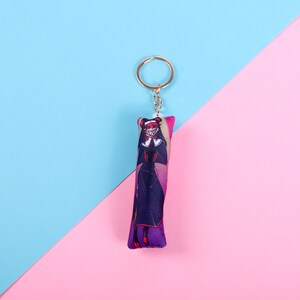 Hazbin Hotel Alastor Mini Dakimakura Keychain 11x3cm Two Way Tricot ...