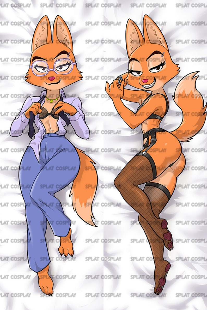 Bad Guys Diane Foxington Dakimakura Pillowcase 50x150cm Two Etsy