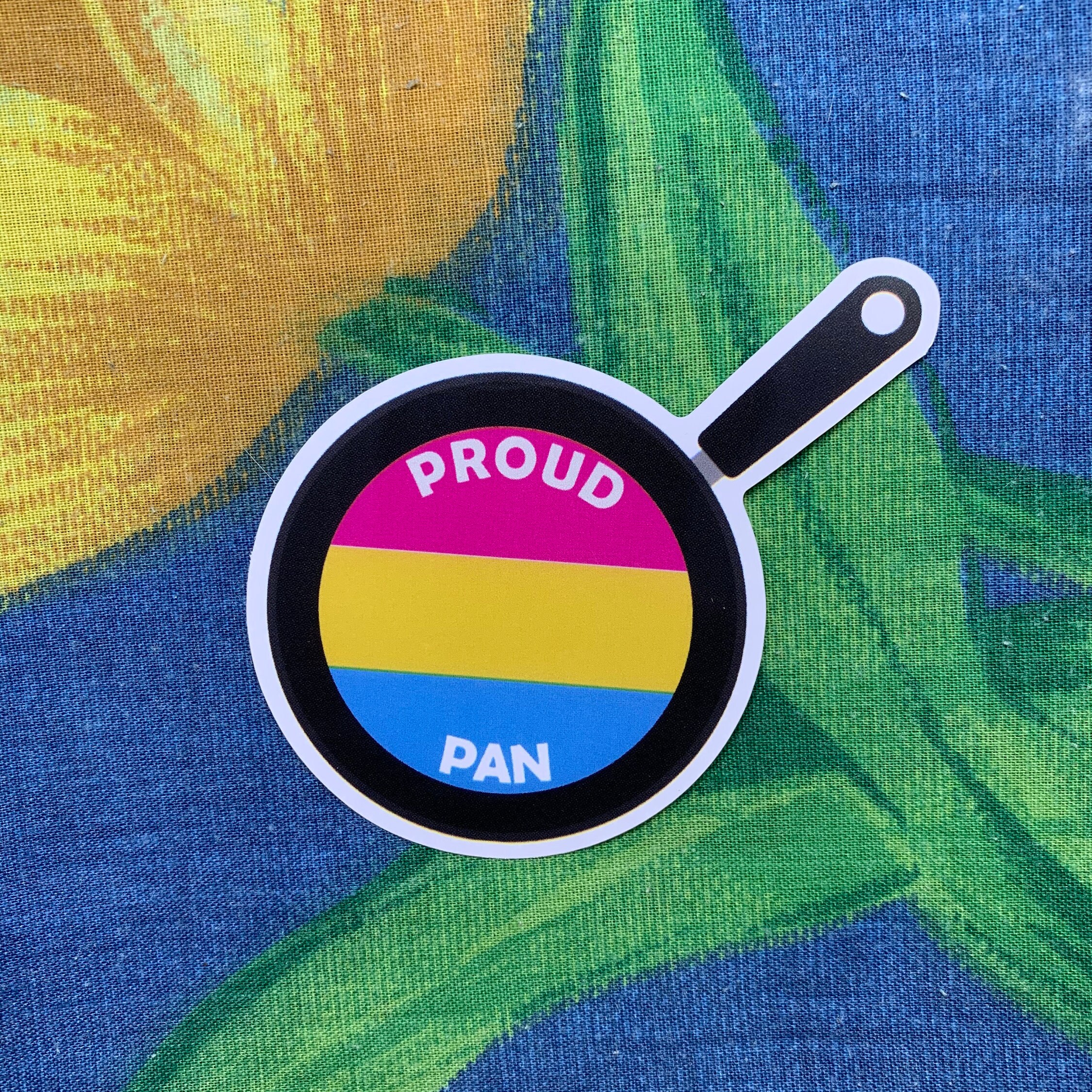 Proud Pan 3 Die Cut LGBTQ Vinyl Sticker | Etsy
