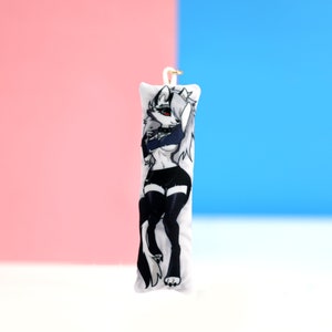 Helluva Boss Loona Mini Dakimakura Keychain | 11x3cm Two Way Tricot ...