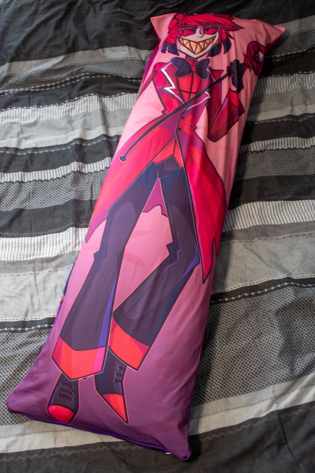 Hazbin Hotel Alastor Dakimakura Pillowcase | 50x150cm Two Way Tricot ...