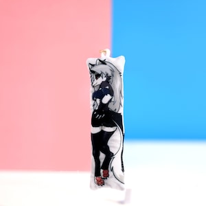 Helluva Boss Loona Mini Dakimakura Keychain | 11x3cm Two Way Tricot ...