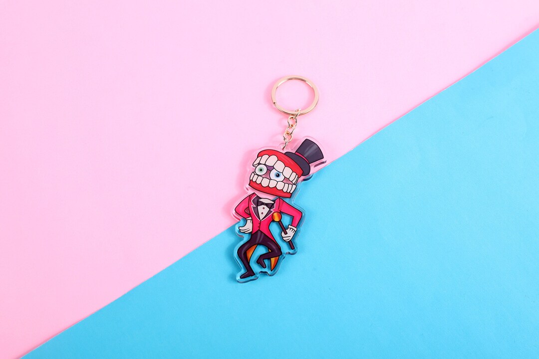 The Amazing Digital Circus Caine Double Sided Keychain | 4 Inch ...