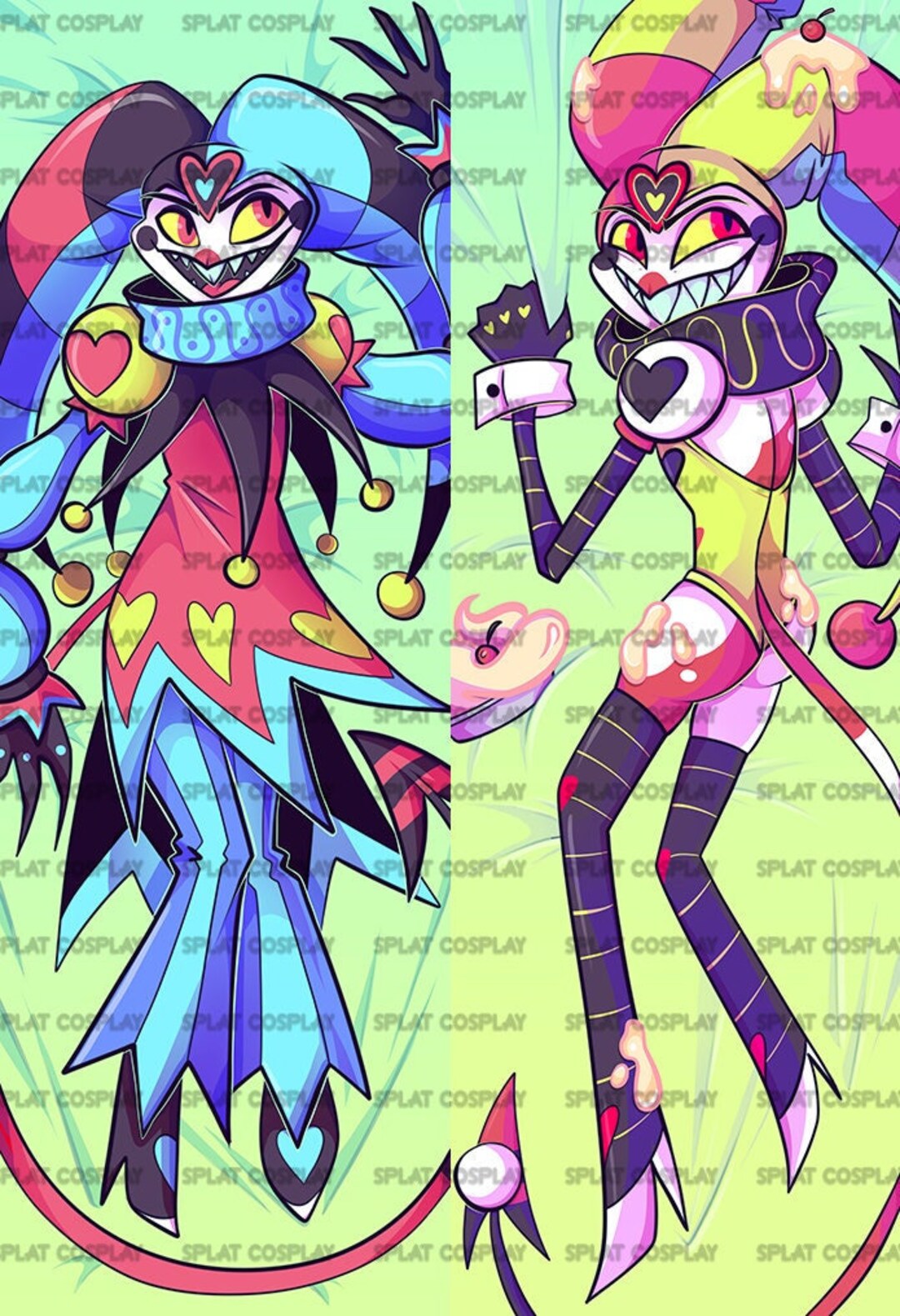 Helluva Boss Fizzarolli Dakimakura Pillowcase 50x150cm Two Way Tricot ...