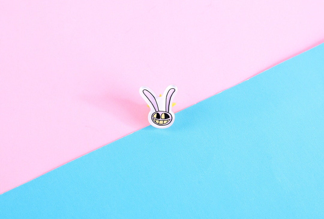 The Amazing Digital Circus Jax Acrylic Pin | 1" Die Cut Acrylic Pin - Etsy