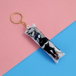 Helluva Boss Loona Mini Dakimakura Keychain | 11x3cm Two Way Tricot ...