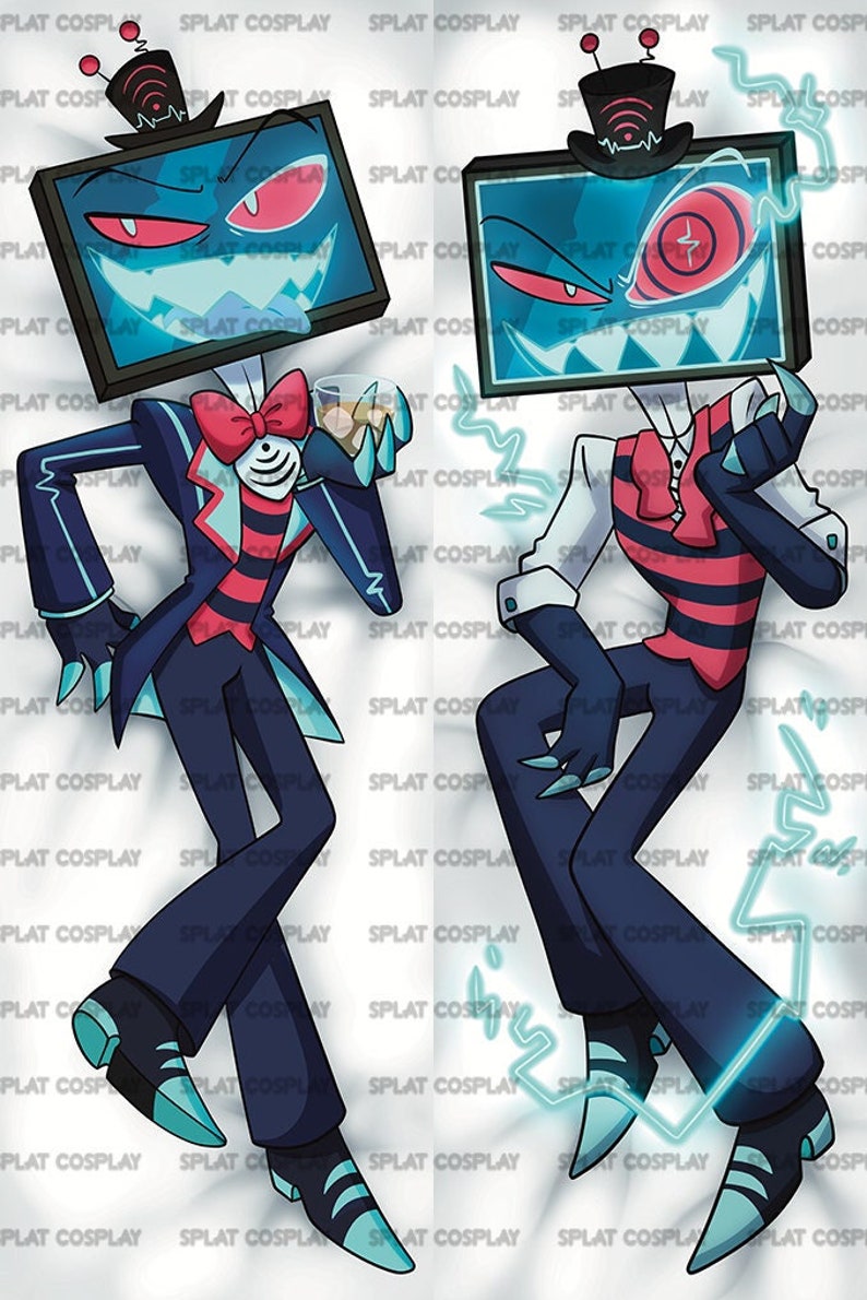 PREORDER Hazbin Hotel Vox Dakimakura Pillowcase 50x150cm Two Way Tricot ...