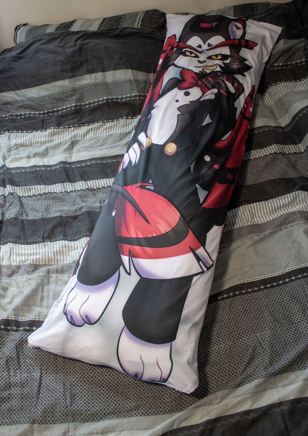 Hazbin Hotel Husk Dakimakura Pillowcase | 50x150cm Two Way Tricot Daki ...