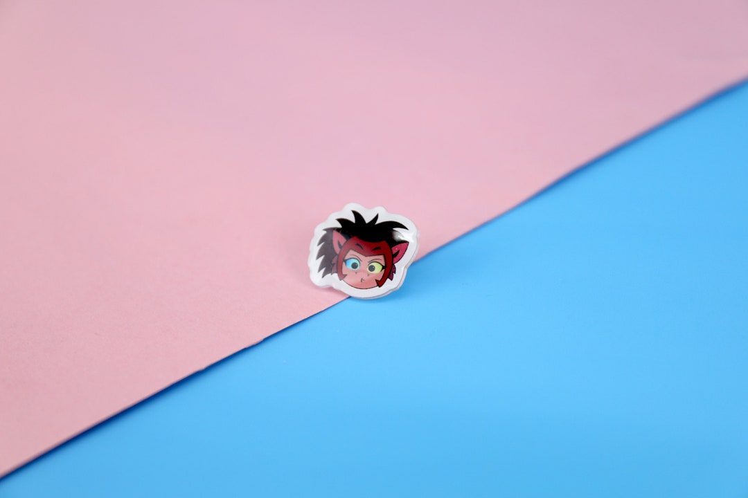 Catra Acrylic Pin | 1" Die Cut Acrylic Pin - Etsy