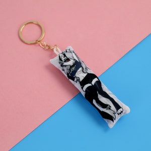 Helluva Boss Loona Mini Dakimakura Keychain | 11x3cm Two Way Tricot ...