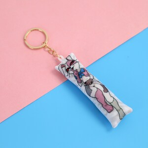 FNAF Vanny Mini Dakimakura Keychain | 11x3cm Two Way Tricot Daki ...