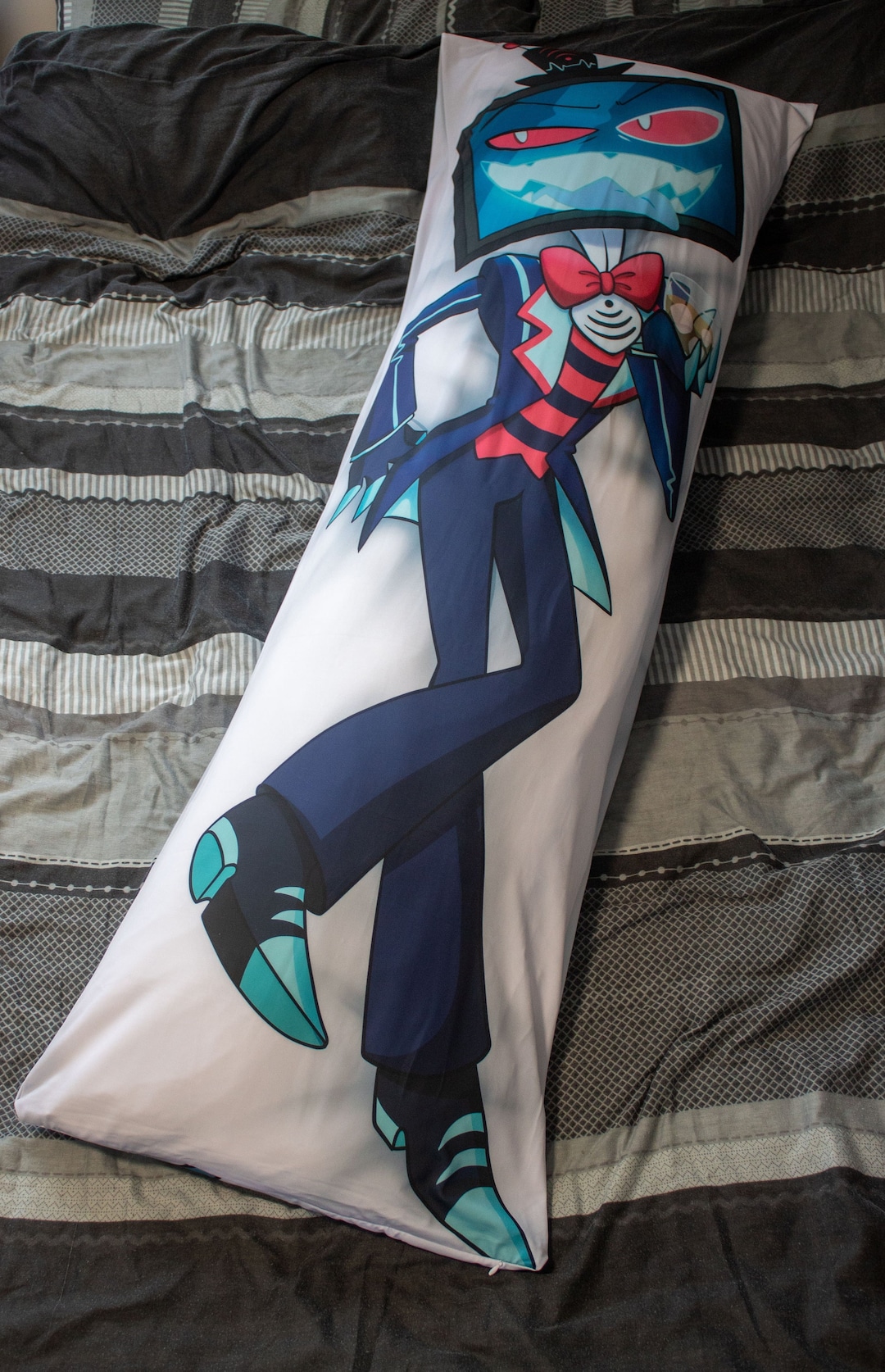 Hazbin Hotel Vox Dakimakura Pillowcase | 50x150cm Two Way Tricot Daki ...
