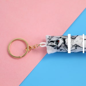 Helluva Boss Mature Loona Mini Dakimakura Keychain | 11x3cm Two Way ...