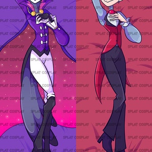 Helluva Boss Stolas human & Owl Dakimakura Pillowcase 50x150cm Two Way ...