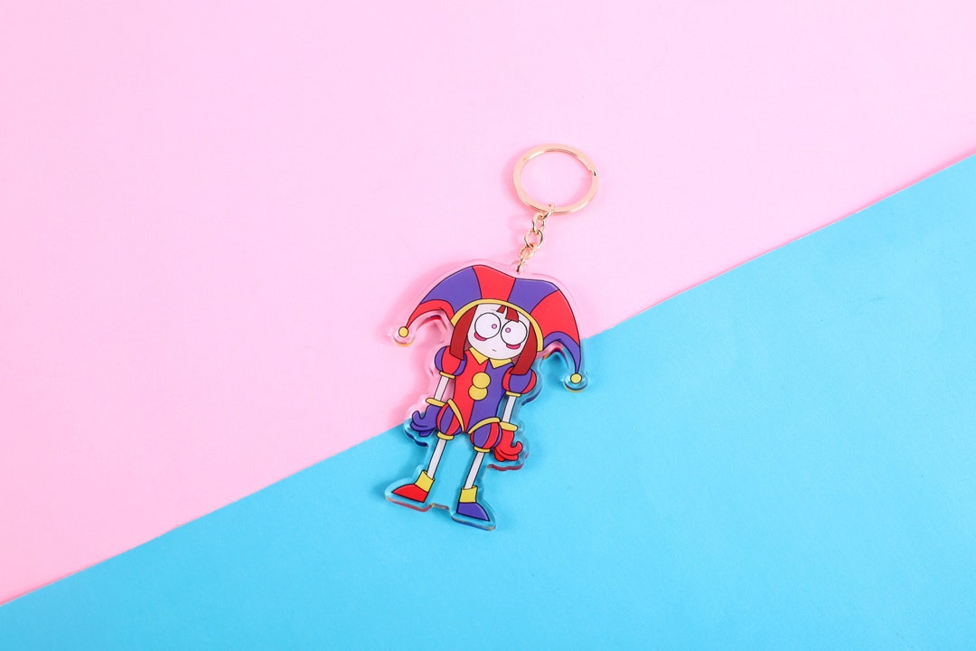 The Amazing Digital Circus Pomni Double Sided Keychain | 4 Inch ...