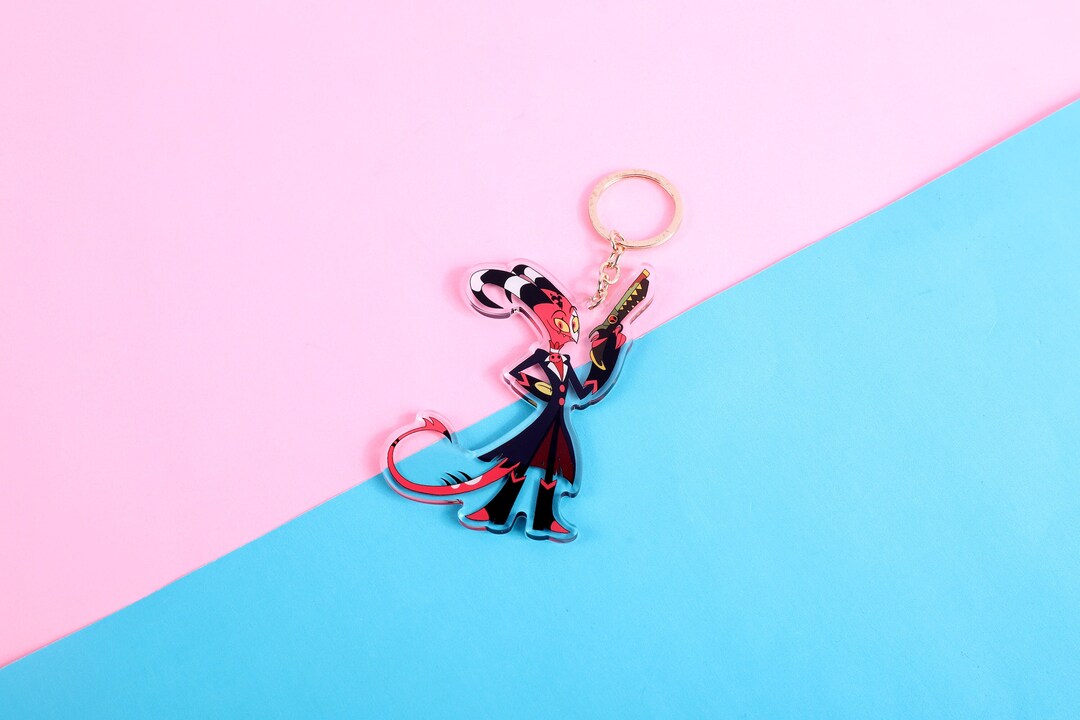 Helluva Boss Blitz Double Sided Keychain | 4 Inch Keychain - Etsy
