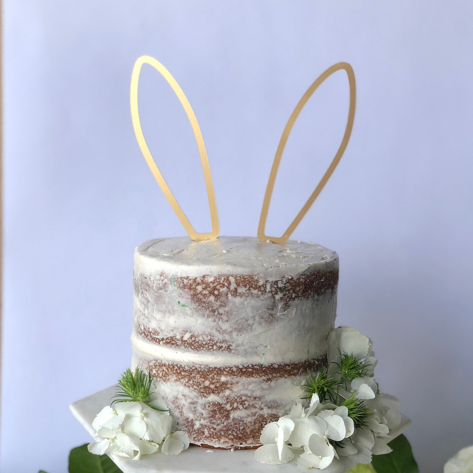 Bunny Ears Cake Topper Somebunny Topper Acrylic or Wood | Etsy