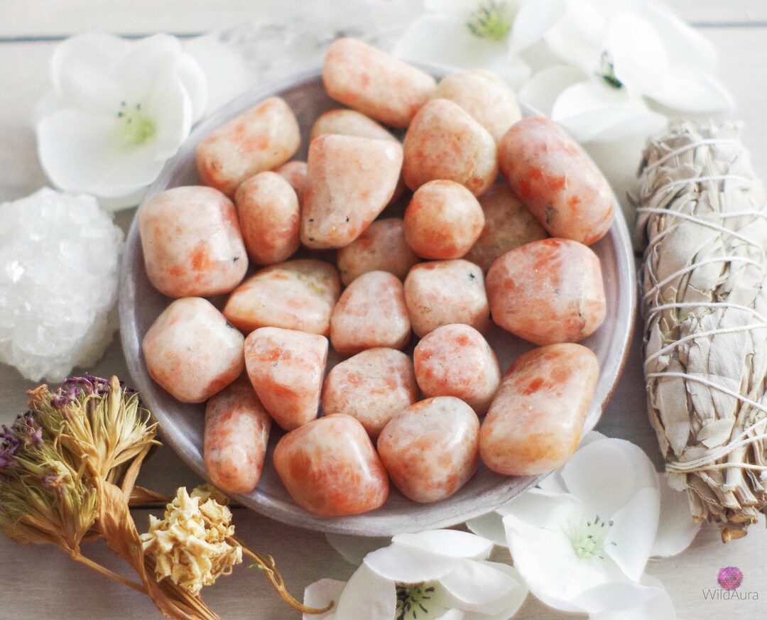 Sunstone Positive Energy Abundance Stones Healing Stones - Etsy