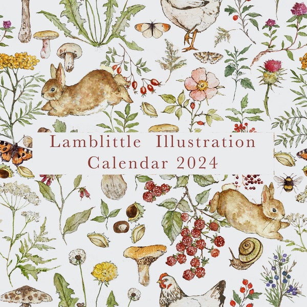 Whimsical Calendar - Etsy