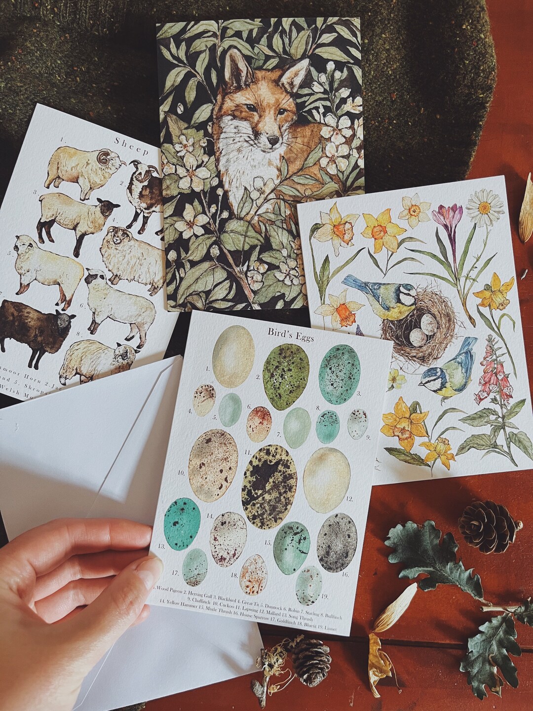 Woodland Greeting Cards - Etsy