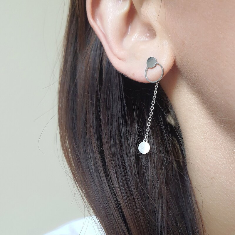 Double Sided Earring - Etsy Australia
