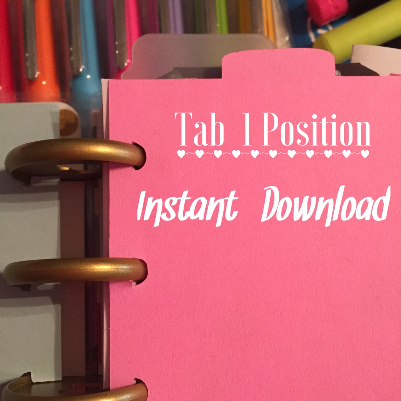 NEW Bundle Happy Planner Tabs -DIY- Silhouette, SVG, Studio, or Cut ...