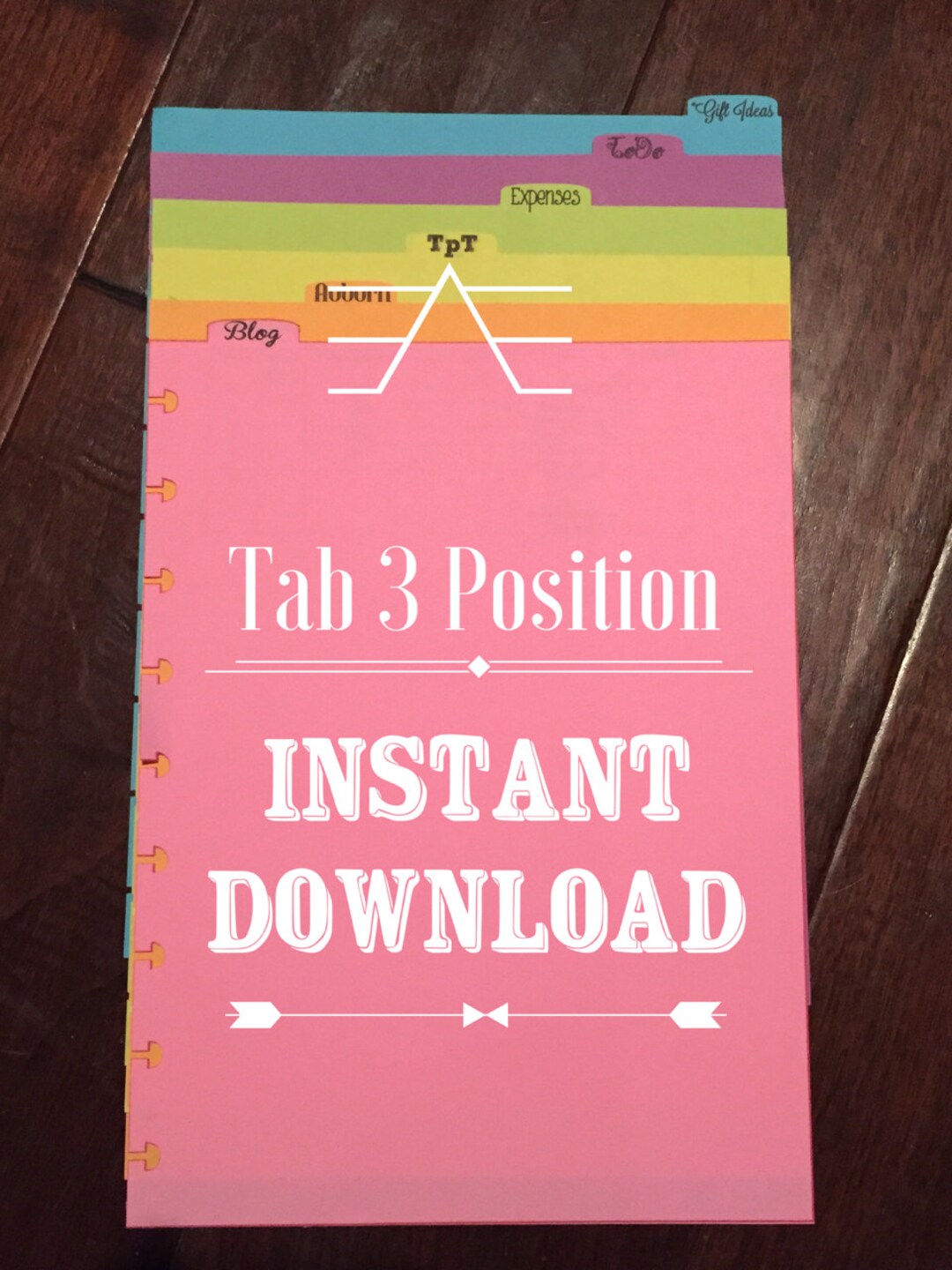 NEW Happy Planner Tabs - Tab 3 - DIY Silhouette, SVG, Studio, Cut ...