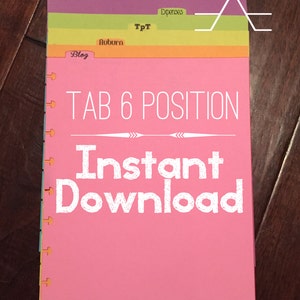 NEW Bundle Happy Planner Tabs -DIY- Silhouette, SVG, Studio, or Cut ...