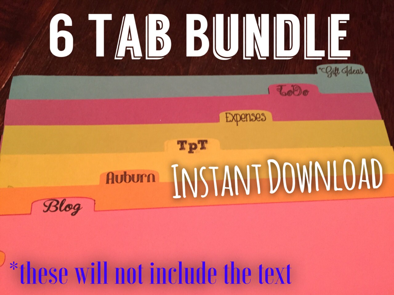 Happy Planner Tabs - Tab 1 - DIY Silhouette, SVG, Studio, Cut Yourself ...